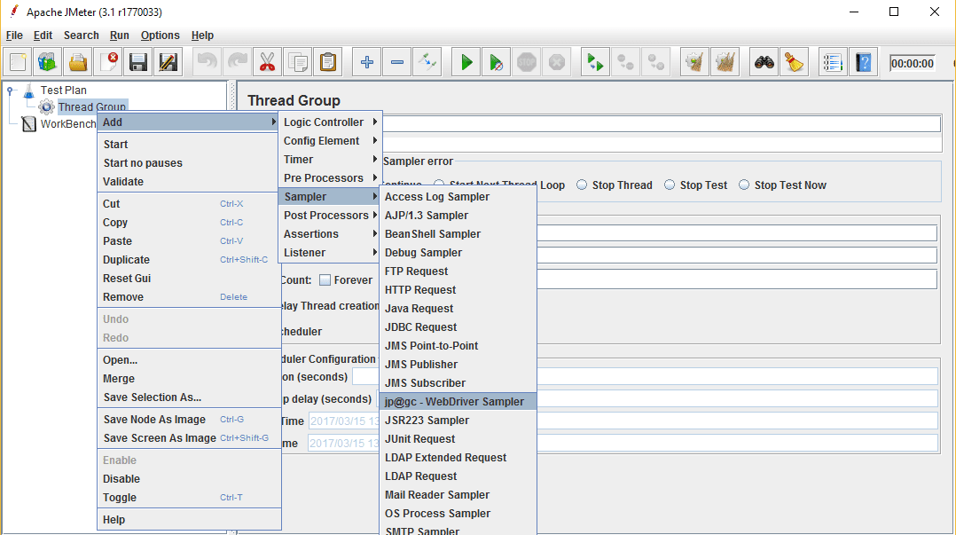 JMeter WebDriver Sampler - Codoid