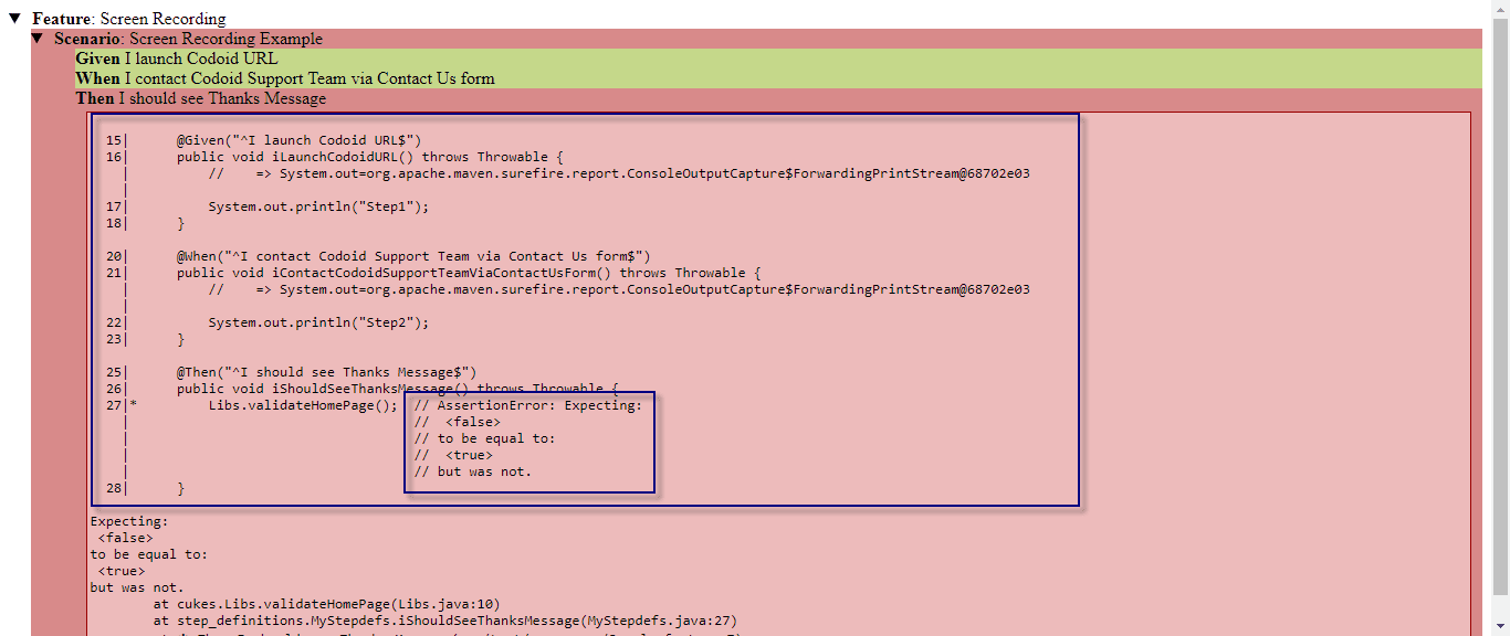 Troubleshoot Cucumber Failures with More Details - Codoid